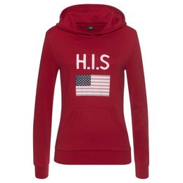 H.I.S. H.I.S Kapuzensweatshirt in rot | Gr.: 36-38