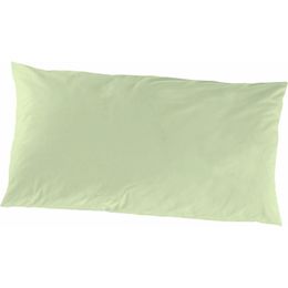 Primera Kissenbezug &raquo; Mako-Feinjersey Kissenbezug im Doppelpack&laquo; In vielen Uni-T&ouml;nen gr&uuml;n Feinjersey, Obermaterial: 100% Baumwolle B/L: 80cm x 40cm, 2 Stk., 