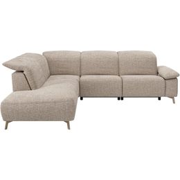 Musterring Ecksofa &raquo;MR 370, intelligenter Komfort im modernen Design&laquo; Optionale Relaxfunktion, flexible Kopfteile & klappbare Armlehnen 8% Baumwolle, 92% 