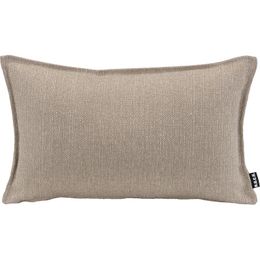 HOCK Dekokissen &raquo;Mali&laquo; einfarbig, Kissenh&uuml;lle mit F&uuml;llung, 1 St&uuml;ck grau Polyester B/L: 30cm x 50cm, 1 Stk.