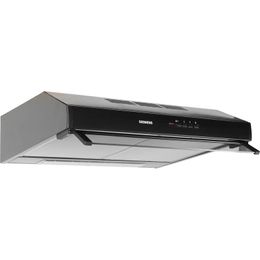 Siemens Unterbauhaube &raquo;LU63LCC40&laquo; Serie iQ100 Optimale & energiesparende LED-Beleuchtung schwarz Mit 60 cm Breite passend f&uuml;r viele Standard-