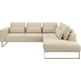 Musterring Ecksofa &raquo;JUSTB! PM100, stilvoller Lounge-Komfort von &laquo; Kollektion Bettina Zimmermann, optionaler Sitzvorzug & Fu&szlig;-Auswahl 92% Polyester, 8% Baumwolle 