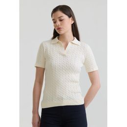 Felix Hardy Polo Shirt Kurzarm in Ecru | Gr.: L