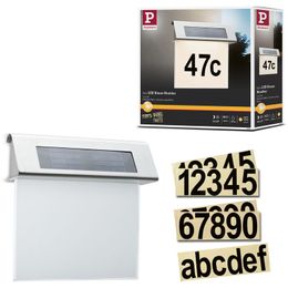 Paulmann LED Au&szlig;en-Wandleuchte &raquo;Hausnummer&laquo; LED-Modul Warmwei&szlig; LED-Modul wei&szlig; H: 22cm
