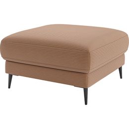Home Affaire Polsterhocker &raquo;Downtown&laquo; passend zur Serie, auch in Cord braun 94% Polyester, 12% Polyacryl B/H/T: 80cm x 44cm x 80cm, Cord