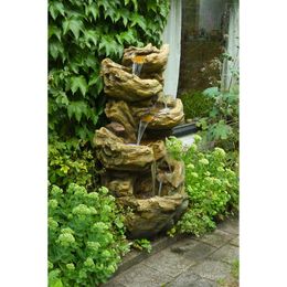 Ubbink Gartenbrunnen &raquo;Sedona&laquo; braun Polyresin 4 x 8 LED ́s