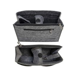 DuneDesign Taschenorganizer Filz S Grau 23x10x16cm grau | Gr.: onesize