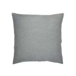 IB Laursen Leinen-Kissenbezug 50x50 cm einfarbig in smoke | Gr.: onesize