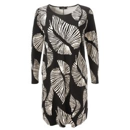 Aniston PLUS Jerseykleid in schwarz-offwhite | Gr.: 54