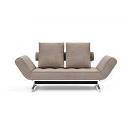 INNOVATION LIVING 3-Sitzer &raquo;Ghia Schlafsofa, Multi-Wohlf&uuml;hlsofa, Designfu&szlig;&laquo; eine gro&szlig;e Liegefl&auml;che mit geringer Stellfl&auml;che, beidseitig abklappbar 