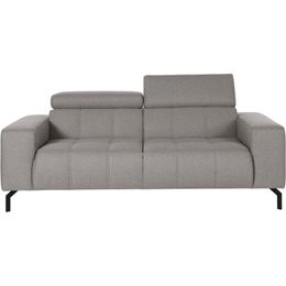 DOMO collection 2-Sitzer &raquo;Cunelli, moderne Sitzn&auml;hte als Designelement, fester Sitzkomfort&laquo; whlw. verstellbare Kopfteile, passend f&uuml;r g&auml;ngige 