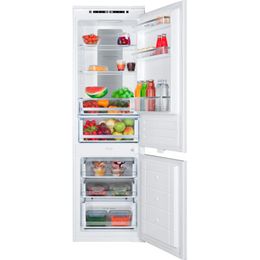 Amica Einbauk&uuml;hlgefrierkombination &raquo;EKGCX 387 960&laquo; 177,1 cm hoch 56 cm breit NoFrost‐K&uuml;hlkombi mit schneller K&uuml;hlung und klarer LED‐Sicht silber 