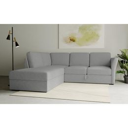 OTTO home Ecksofa &raquo;Lavars, L-Form, Schlafsofa&laquo; mit Bettfunktion und Stauraum, in zwei verschiedenen Bezugsqualit&auml;ten grau 62% Polypropylene, 38% 