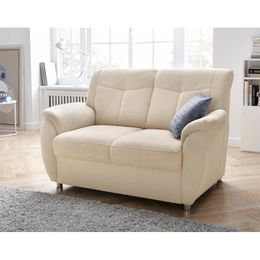 Sit & More sit&more 2-Sitzer &raquo;Sonoma&laquo; mit Federkern beige Struktur (100% Polyester);Luxus-Microfaser ALTARA NUBUCK (100% Polyester) B/H/T: 140cm x 91cm x 90cm, 