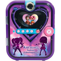 Vtech Elektronisches Tagebuch &raquo;KidiSecrets Fashion Videotagebuch&laquo; mit Gesichtserkennung und einen 4-stelligen Zahlencode Einheitsgr&ouml;&szlig;e Elektronisches 