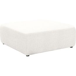 Home Affaire Polsterhocker &raquo;Utvik&laquo; passend zur Polster-Serie UTVIK wei&szlig; 95% Polyester, 5% Nylon B/H/T: 98cm x 42cm x 98cm, Struktur weich
