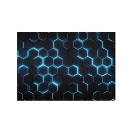 WALLARENA Fototapete Jungen in Blau | Gr.: 400 x 280 cm