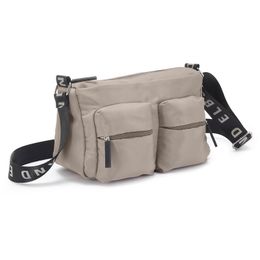 ELBSAND Damen Umh&auml;ngetasche &raquo;Schultertasche&laquo; Handtasche, Henkeltasche, Crossbody Bag VEGAN beige B/H/T: 30cm x 17cm x 10cm