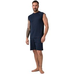 JP1880 Langer Schlafanzug in navy blau | Gr.: XXL