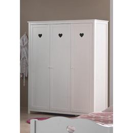 Vipack Kleiderschrank &raquo;Amori&laquo; Made in Europe wei&szlig; FSC -zertifizierter Holzwerkstoff B/H/T: 159cm x 190cm x 57cm, T&uuml;ren: 3 Stk.