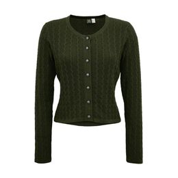 OS-Trachten Strickjacke 457000-7019 in oliv | Gr.: 46