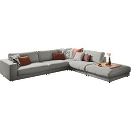 3C Candy Ecksofa &raquo;Enisa II, bequem und komfortabel, gro&szlig;es Familiensofa, L-Form&laquo; incl. 3 Flatterkissen, wahlweise mit Flecken-Schutz-Bezug Easy care 