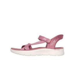 Skechers Damen Sandaletten GO WALK FLEX SANDAL - ILLUMINATE in Rot | Gr.: 36