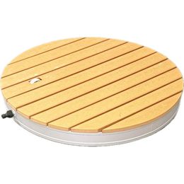 my POOL BWT Gartendusche &raquo;, Bodendusche in Holzoptik&laquo; beige Aluminium Einheitsgr&ouml;&szlig;e