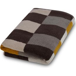 Ross Duschtuch &raquo;Three Stars 9040&laquo; 100% Baumwolle, made in Germany braun Frottier, Frottier B/L: 75cmx140cm, 1 Stk., Karo Streifen, 1 Duschtuch, 
