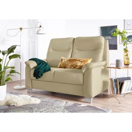 Sit & More sit&more 2-Sitzer &raquo;Boccaccio&laquo; inklusive Federkern und Kopfteilverstellung wei&szlig; Kunstleder SOFTLUX ;Luxus-Microfaser (90% Polyester, 10% Polyamid);