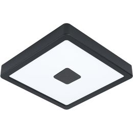 Eglo Aufbauleuchte &raquo;IPHIAS 2 Aufbaulampe, Stahl und Kunststoff, IP44, Au&szlig;enlampe, Lampe&laquo; LED-Modul 1 Stk. Warmwei&szlig; Aufbauleuchte, L21 x B21 x H3 cm, 