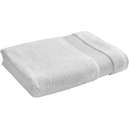 Christy Saunatuch &raquo;Organic&laquo; Luxus Handtuch 550g/m&sup2; - 100% Bio-Baumwolle, 90 x 150, 1 St. wei&szlig; Walkfrottier, Obermaterial: 100% Baumwolle B/L: 90cmx150cm, 1 