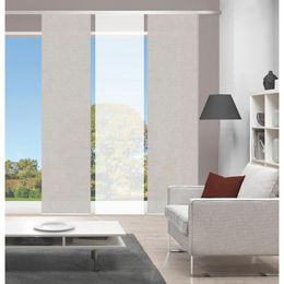 Vision S Schiebegardine &raquo;PIVE 3er SET&laquo; Paneelwagen 3 Stk. tlg. Schiebevorhang Digidruck 3er Set PIVE grau Polyester 260cm, Paneelwagen, 60cm
