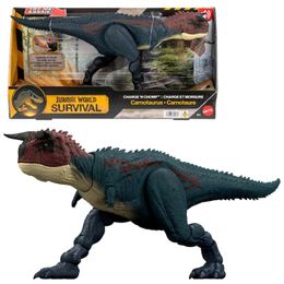 Mattel Actionfigur &raquo;Jurassic World, Charge 'N Chomp Carnotaurus&laquo; mit Bei&szlig;-Angriff und Br&uuml;llger&auml;usch Kunststoff Einheitsgr&ouml;&szlig;e