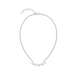 Lacoste Damen Edelstahlkette &raquo;CROCODILE&laquo; wahlweise mit oder ohne Stein mit Stein, Edelstahl, L: 45,5 B: 2mm