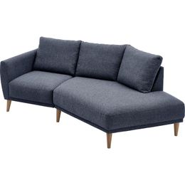 OTTO home 2,5-Sitzer &raquo;Elvis&laquo; Polsterecke mit offenem Ende im skandinavischen Stil, Massivholzf&uuml;&szlig;e grau 79% PES; 21% PP B/H/T: 220cm x 80cm x 127cm, 