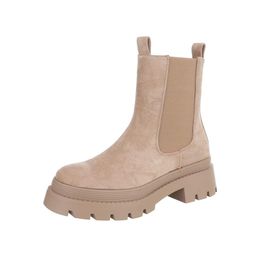 Ital-Design High Heel in Hellbraun | Gr.: 40