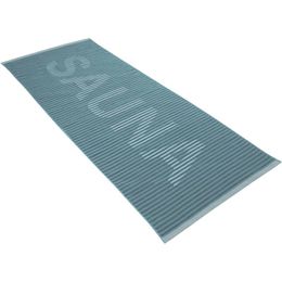 Vossen Saunatuch blau Obermaterial: 80% Baumwolle, 20% Polyester B/L: 80cmx200cm, 1 Stk.