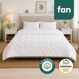 f.a.n. fan Baumwollbettdecke &raquo;Kansas, Bettdecken f&uuml;r Sommer und Winter, Decke&laquo; leicht F&uuml;llung 100% Baumwolle 1 Stk. tlg. Bettdecke 135x200 cm, 155x220 cm und