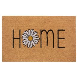 Hanse Home Fu&szlig;matte &raquo;Home, T&uuml;rmatte&laquo; rechteckig 15 mm H&ouml;he Kokos, Schmutzfangmatte, Outdoor, Rutschfest, Innen, Kokosmatte, Flur braun Kokos B : 45cm 