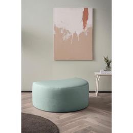 LeGer Home by Lena Gercke Hocker &raquo;ISALIE Samtoptik, passend zur Serie ISALIE&laquo; gepolstert, kombinierbar mit XXL-Sessel ISALIE gr&uuml;n B/H/T: 94cm x 45cm x