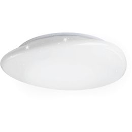 Eglo Deckenleuchte &raquo;Sileras Deckenlampe, Sternhimmel-Effekt, Stahl und Kunststoff, Lampe&laquo; LED-Modul 1 Stk. Kaltwei&szlig; Neutralwei&szlig; Warmwei&szlig; Wand-/