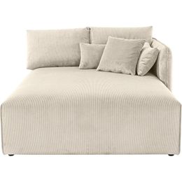 OTTO home Ottomane &raquo;N&ouml;re&laquo; Lounge-Modul - zum eigenen Zusammenstellen, Breite 138cm, Tiefe 168cm beige 92% Polyester, 8% Polyamid B/H/T: 138cm x 86cm x