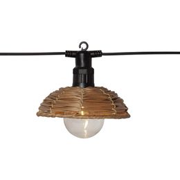 Parforce Traditional Hunting LED-Lichterkette &raquo;Cesta Light&laquo; 6 Stk.-flammig ca. 3,5 m lang + 3 m Zuleitung, Trafo, outdoor braun Dioden 6 Stk. Flammen 6 Stk., Gesamtl&auml;nge 3,5m