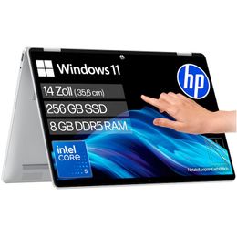 HP Convertible Notebook &raquo;OmniBook 5 Flip 14-fp0250ngx&laquo; 35,56 cm / 14 &prime;&prime; Intel Core 5 Intel Graphics 256 GB SSD silber Intel Graphics