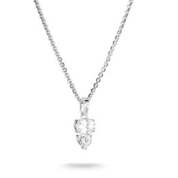 Thomas Sabo Damen Thomas Sabo Kette mit Anh&auml;nger &raquo;Silberkette mit Zirkonia&laquo; mit Zirkonia (synth.) 45, Silber 925 (recycelt)