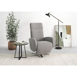 Sit & More sit&more TV-Sessel &raquo;Grenoble, inkl. Kopfteilverstellung&laquo; wahlweise mit 2 Motoren, Akku & Aufstehhilfe grau Flachgewebe, elektrisch verstellbar,mit 