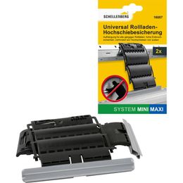 Schellenberg Rollladensicherung &raquo;Universal Hochschiebesicherung, feste Wellenverbinder&laquo; Set, 2 Stk. tlg. Rollladen-Sicherung, System Mini und Maxi, 