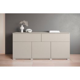 OTTO home Sideboard &raquo;Kenia, Kommode mit 3 T&uuml;ren und 2 Schubladen, 150 cm breit&laquo; 1 Stk. tlg. Griffloses Design mit Push-to-Open und verstellbaren 
