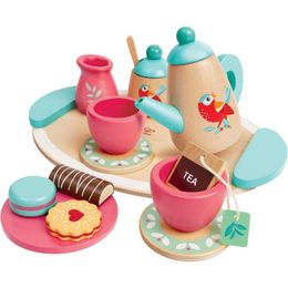 HAPE Spielgeschirr &raquo;Kinder-Teeservice&laquo; aus Holz bunt Holz Einheitsgr&ouml;&szlig;e